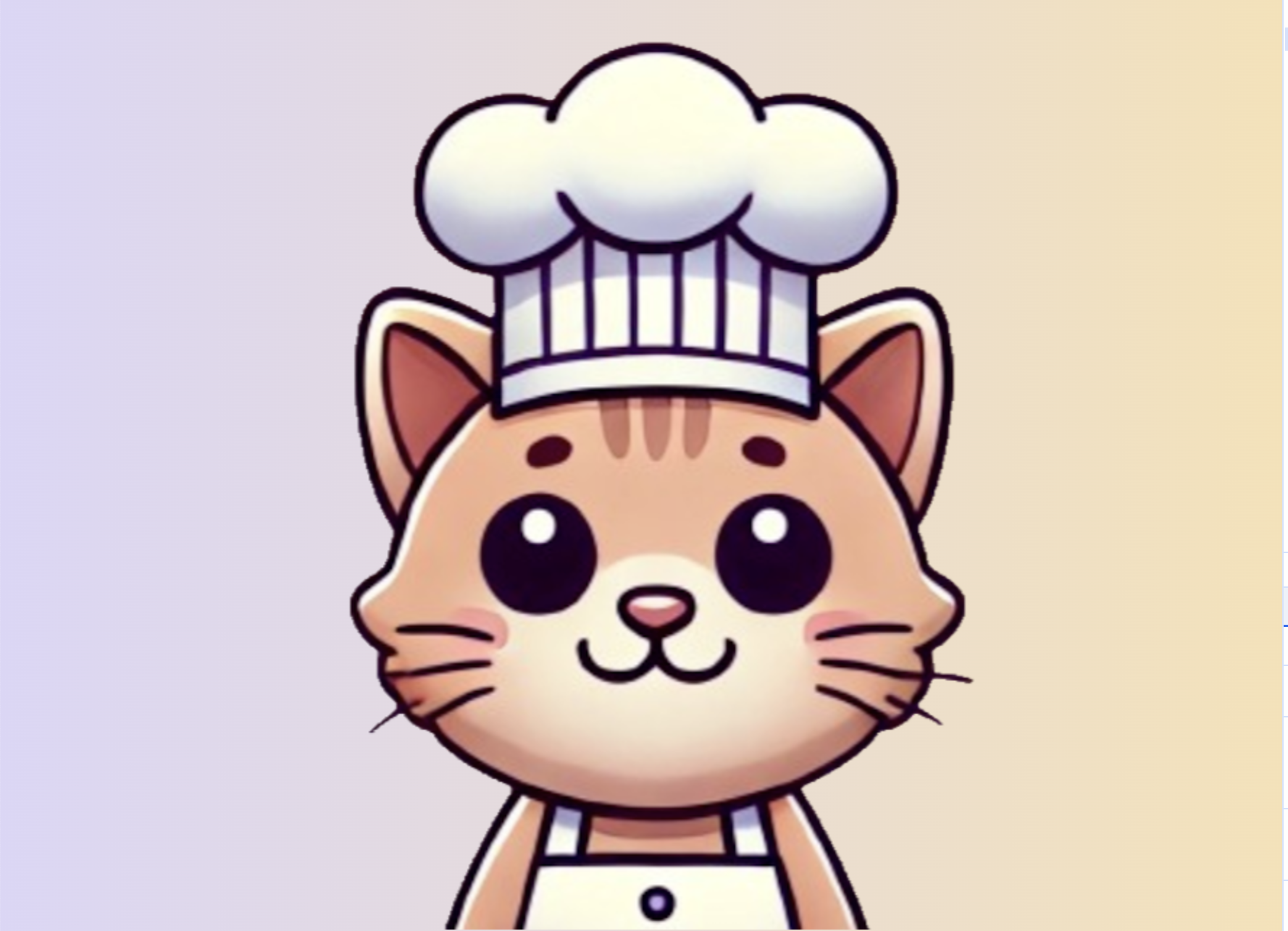 Grandma's Kitchen Cat